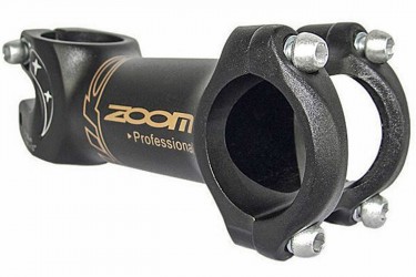 Suporte Guidão AHS Alumínio 31.8mmX100 Preto D261N - Zoom